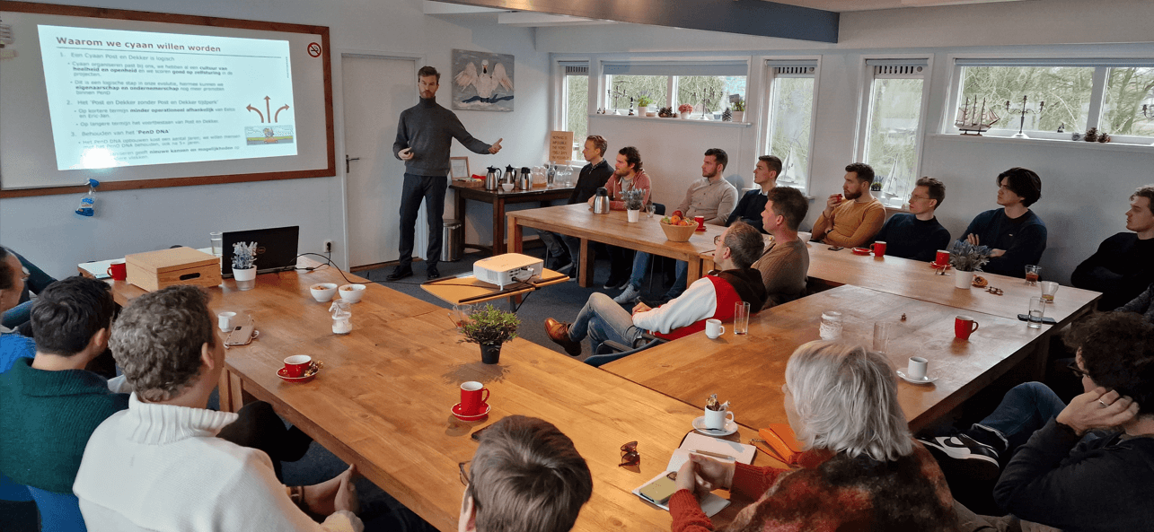 Cyaan werken: de toekomst bij Post en Dekker